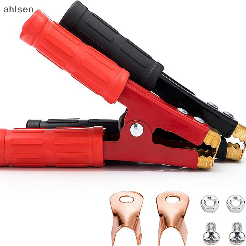 ahlsen 2pcs 1000A Heavy Duty Copper Alligator Clips Terminal Test ...