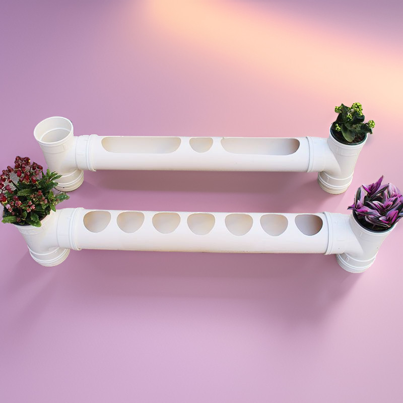 Pvc Pipe Planting Creative Planting Rack Flower Stand Balcony pvc ...