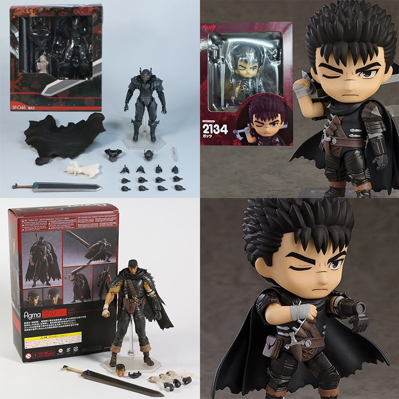 Figma Berserk Guts Action Figurte Toys Q Version Nendoroid 2134# Guts ...