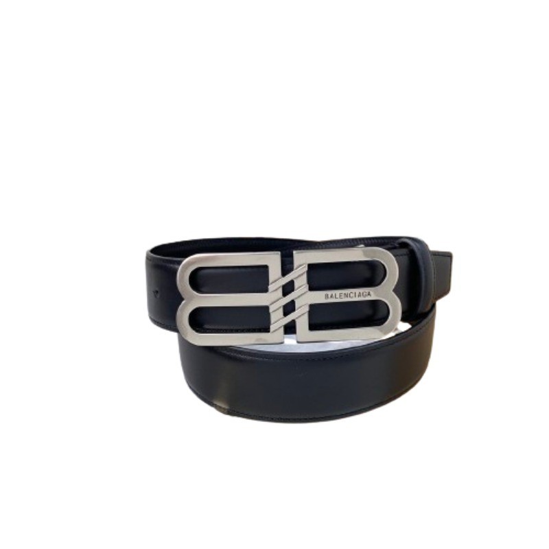 Top Grade Quality BB Signature Belt 38mm In Black Shiny Smooth Calfskin ...