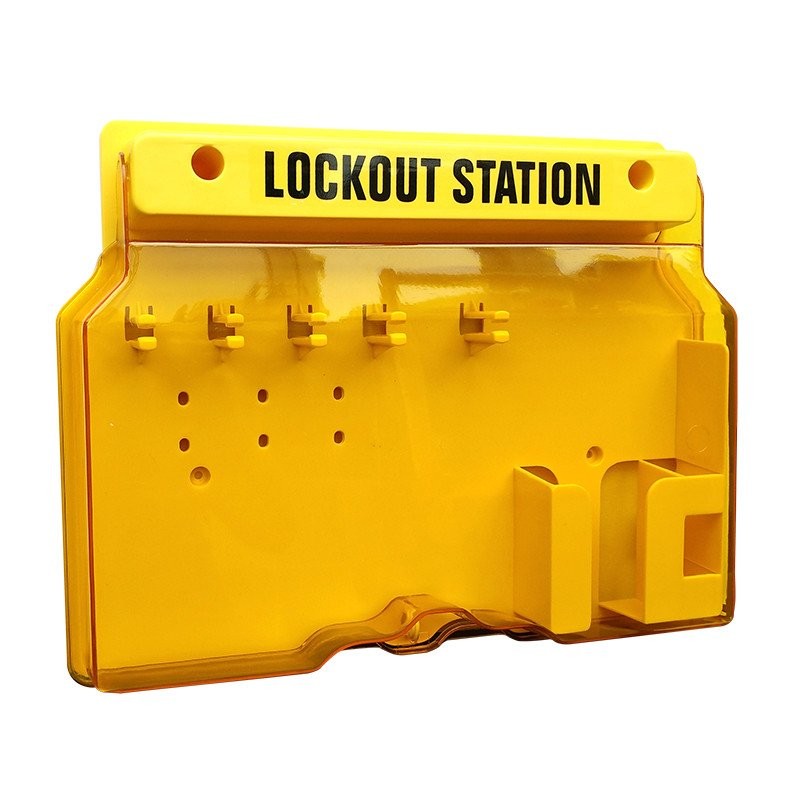 Security Lock Workstation loto Padlock Station Integrated Wall-Mounted ...