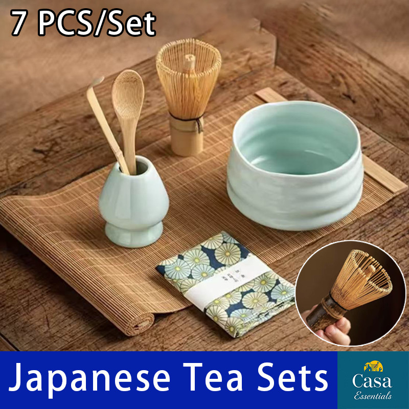 Japanese Tea Set Traditional Matcha Tea Set Matcha Bowl with Pouring ...