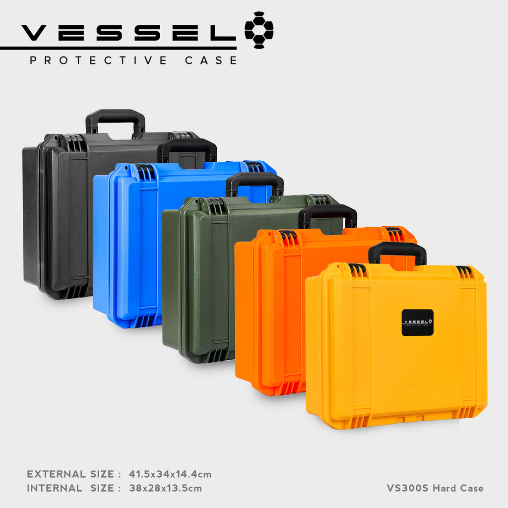 VESSEL VS300S Portable Protective Hard Case for Photography, Equipment ...