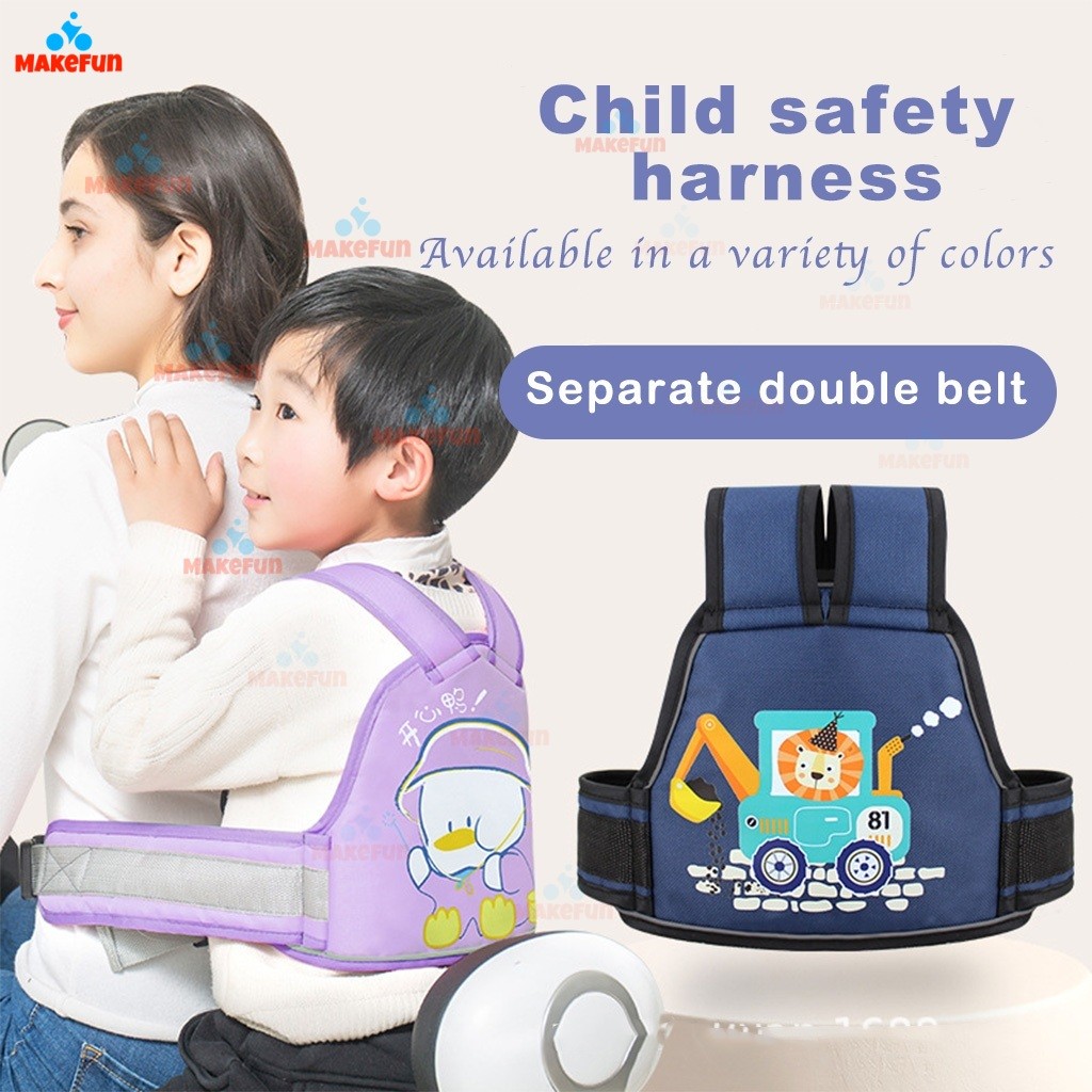 Ajustable Kids Motorcycle Safety Seat Belt Explosion-proof clip Night ...
