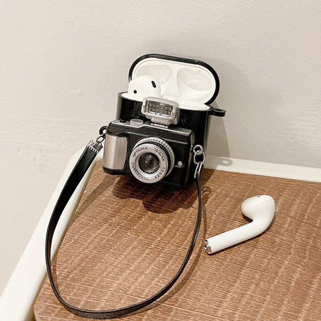 Retro camera Headphone Case Anti-pressure for Airpods 1&2&3 Pro Pro 2 ...