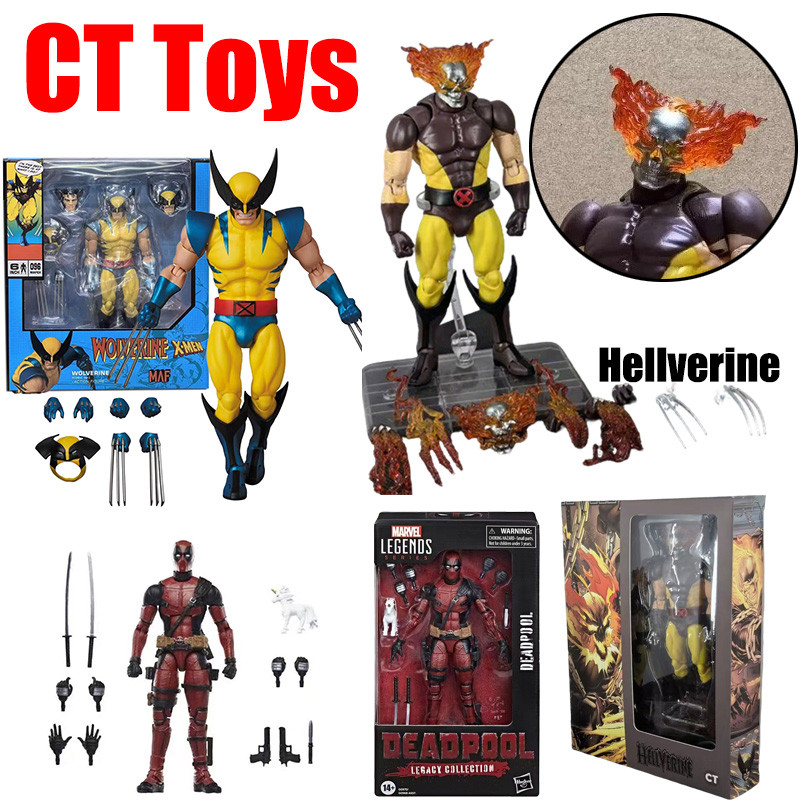 Ct Toys Hellverine Figure Wolverine Mafex 096 138 X-Men Anime Action ...