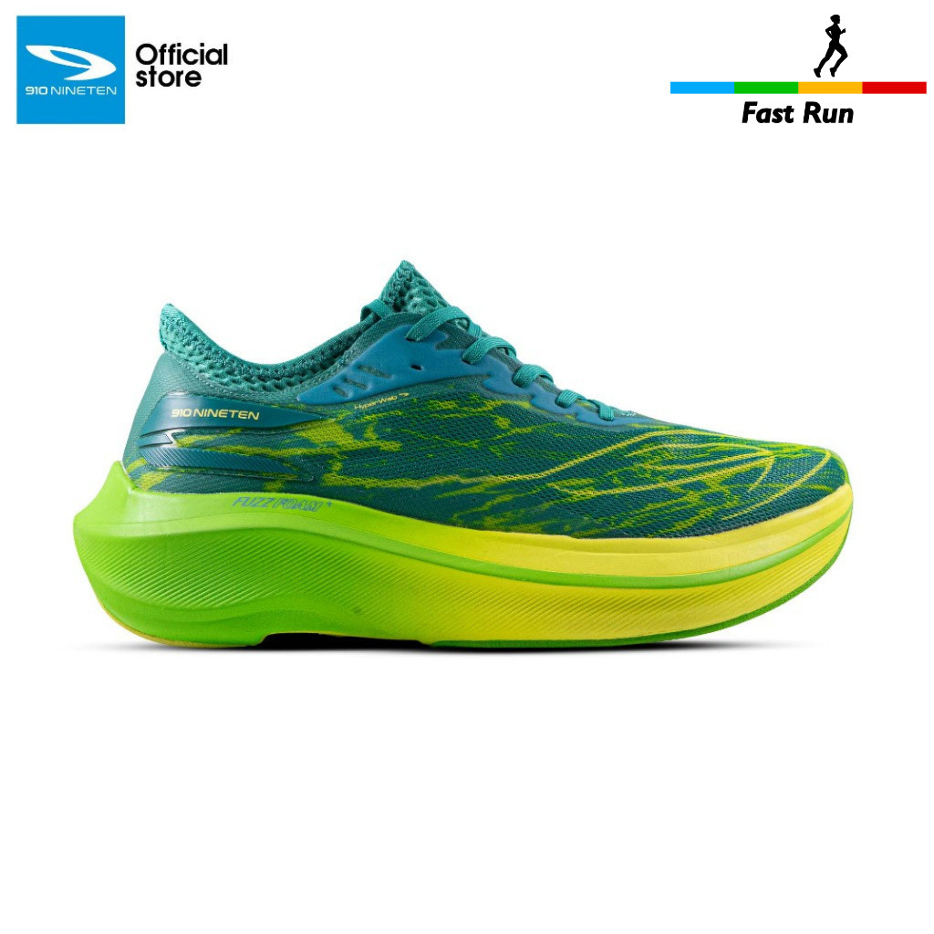 HIJAU 910 Nineten Haze veloce Running Shoes - Tosca Green/Neon Green ...