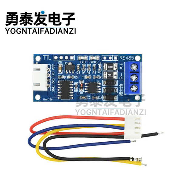 Hw-726 TTL Turn RS485 Module Turn to TTL Signal Microcontroller Serial Hardware Automatic Flow ...