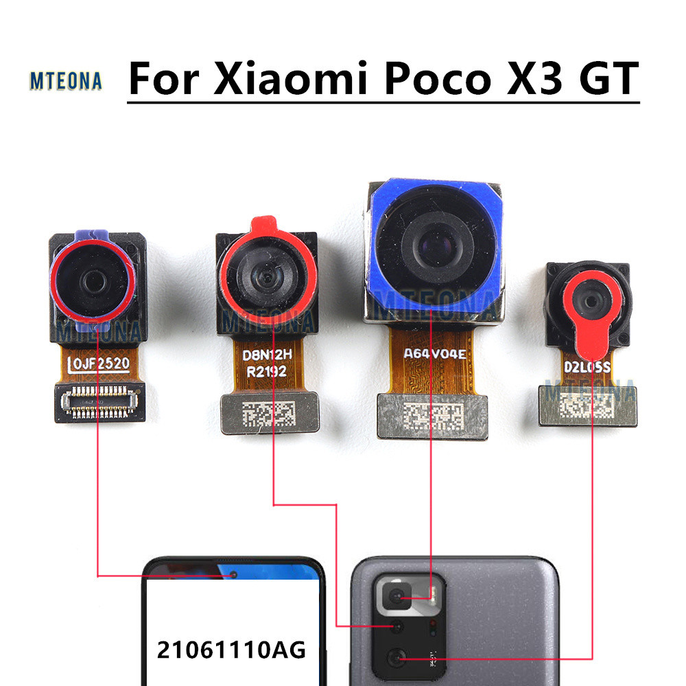 Rear Front Camera For Xiaomi Poco X3 GT Back Selfie Frontal Backside ...