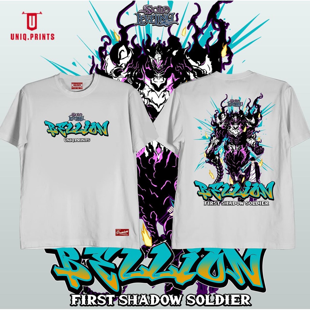 UNIQ.PRINTS SOLO LEVELING BELLION THE FIRST SHADOW SOLDIER GRAPHIC ...