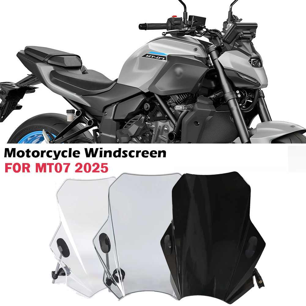 For mt07 MT07 2025 MT 07 Motorcycle Windshield Visor Deflector Sport ...