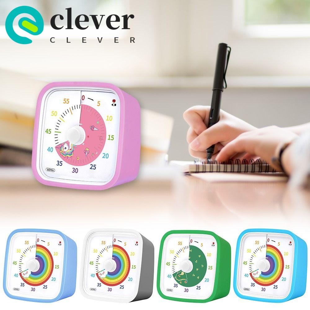 CLEVER Visual Timer, Silent Time Management Classroom Timer, Portable ...