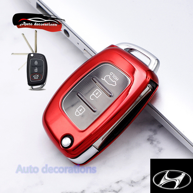 Hyundai smart car key case suitable For Hyundai i20 IX25 IX35 IX45 i10 elantra sonata senta fe ...