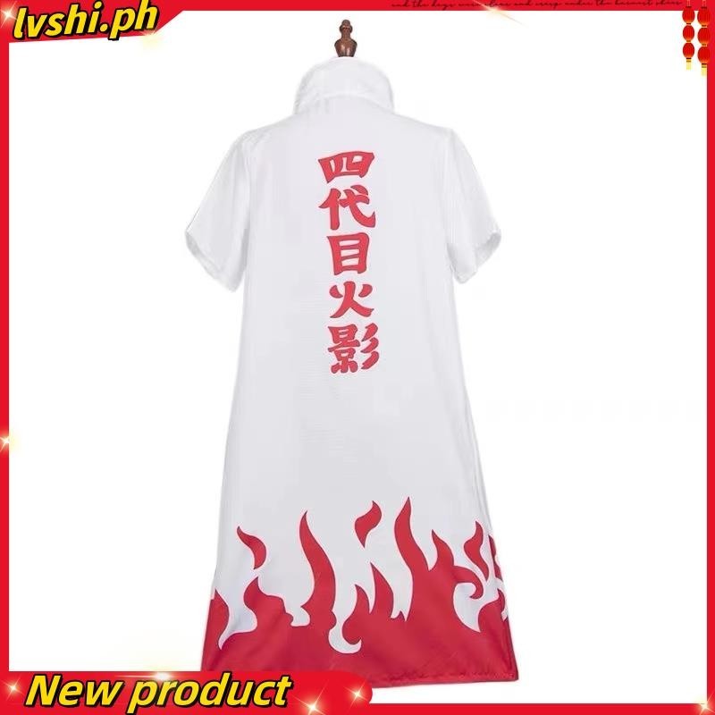 aosun Anime Naruto Cosplay Cloaks Hokage Namikaze Minato Uniform ...
