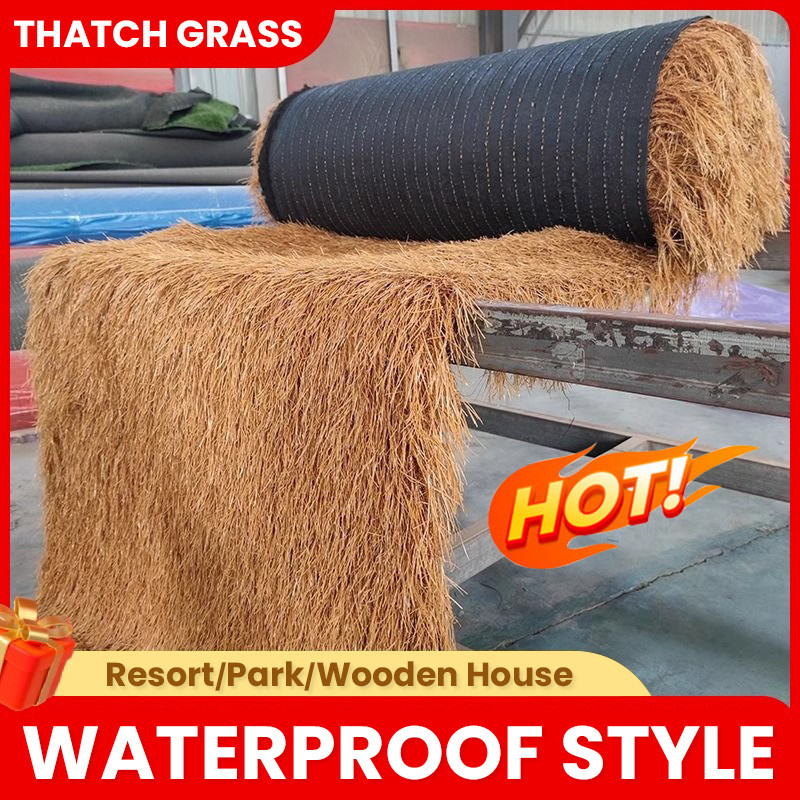 Simulated outdoor thatch straw fake thatch roof pavilion and the ...