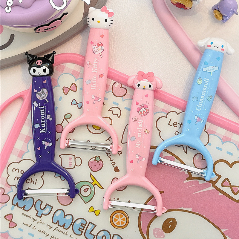 Sanrio Kitchen Stainless Steel Peeler Cartoon Kitchenware Vegetable ...