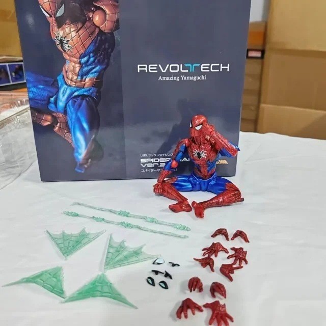 Anime Avengers Ocean Hall Yamaguchi Spider-Man Gear Joint Movable Hand ...