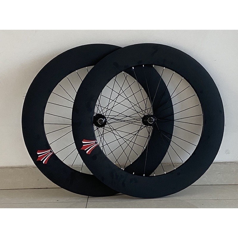 Fixie- 700c aluminum rim 70mm/90mm (1set front and rear) | Shopee ...