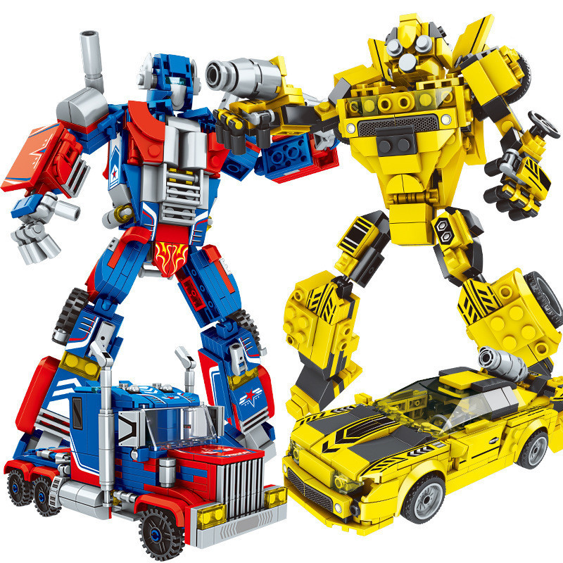 Mindi H018 Wasp Mecha Optimus Car Transforming Robot Model Assembling ...