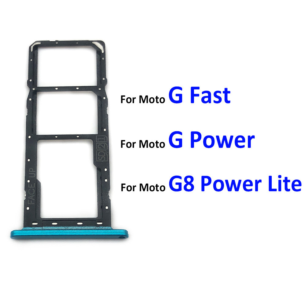 New Sim Card slot tray Holder For Moto G8 Power Lite / G Fast / G Power ...