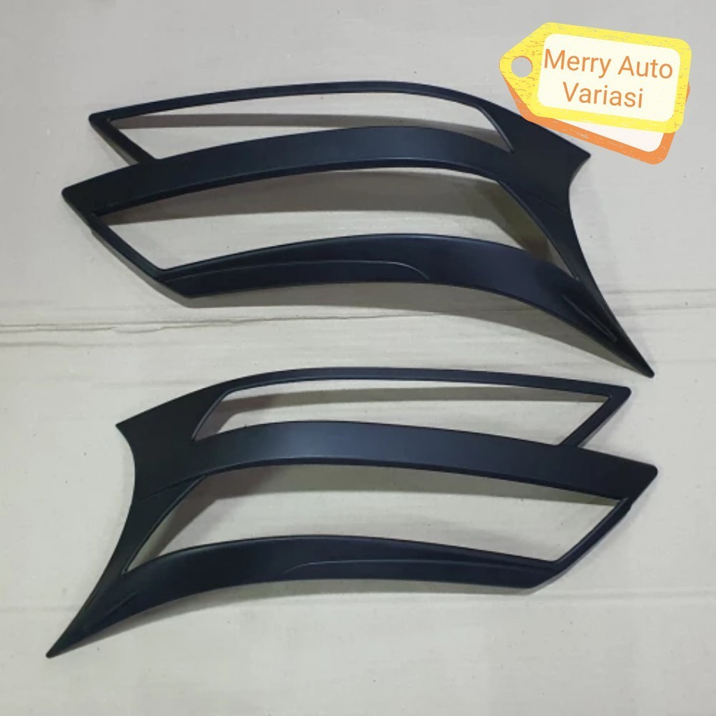 TOYOTA AVANZA 2019 headlight garnish DOFF BLACK | Shopee Philippines