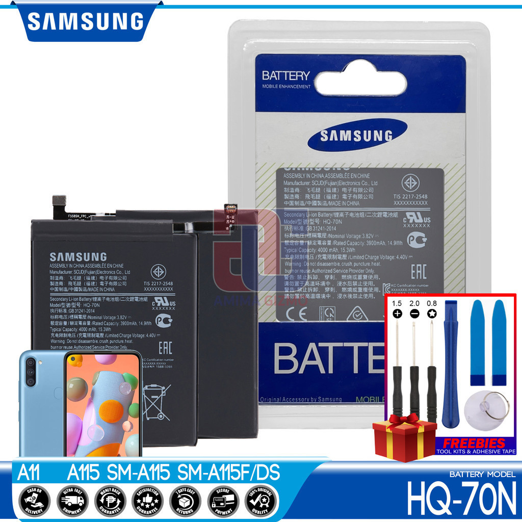 GG+Samsung Galaxy A11 Battery Original Quality and Capacity Model HQ ...
