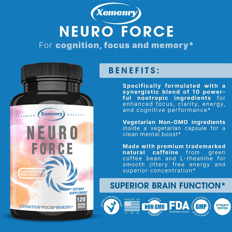 Vali Neuro Force Brain Booster improves focus, memory, clarity and ...