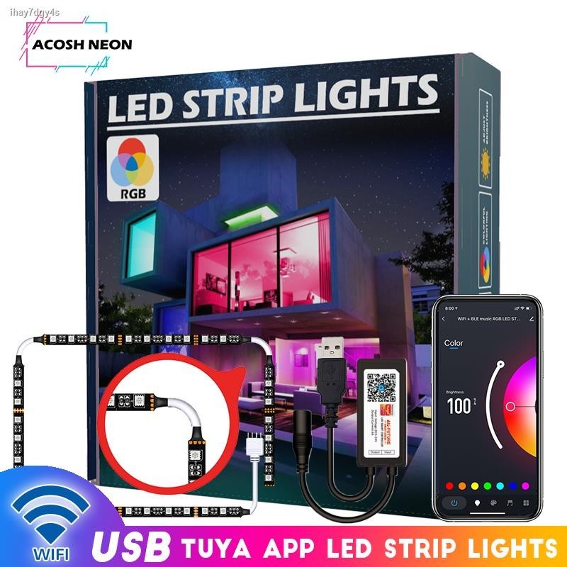 TUYA TV LED Strip USB led strip dc5v wifi smart strip lights with APP ...