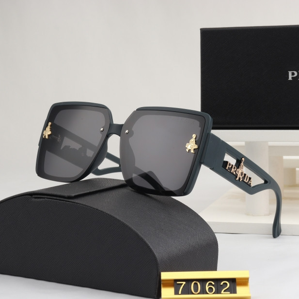 Fashion Classic Prada Temple Design Feel Black Unisex Style | Shopee ...