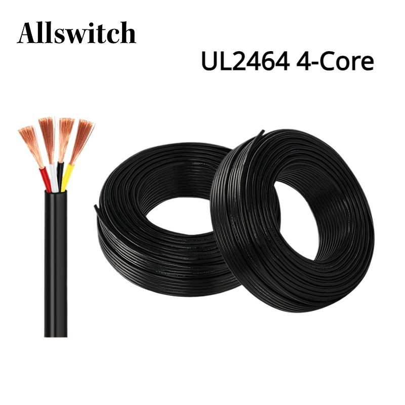 UL2464 Wire Cable 4 Cores Electronic Wire Cable 28 26 24 22 20 18 AWG | Shopee Philippines