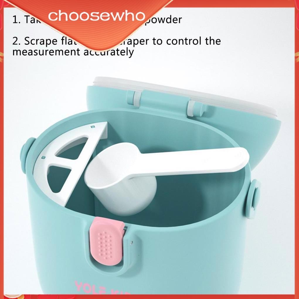 【Choo】Baby Milk Powder Dispenser 450ml Box with Spoon Food Formula ...