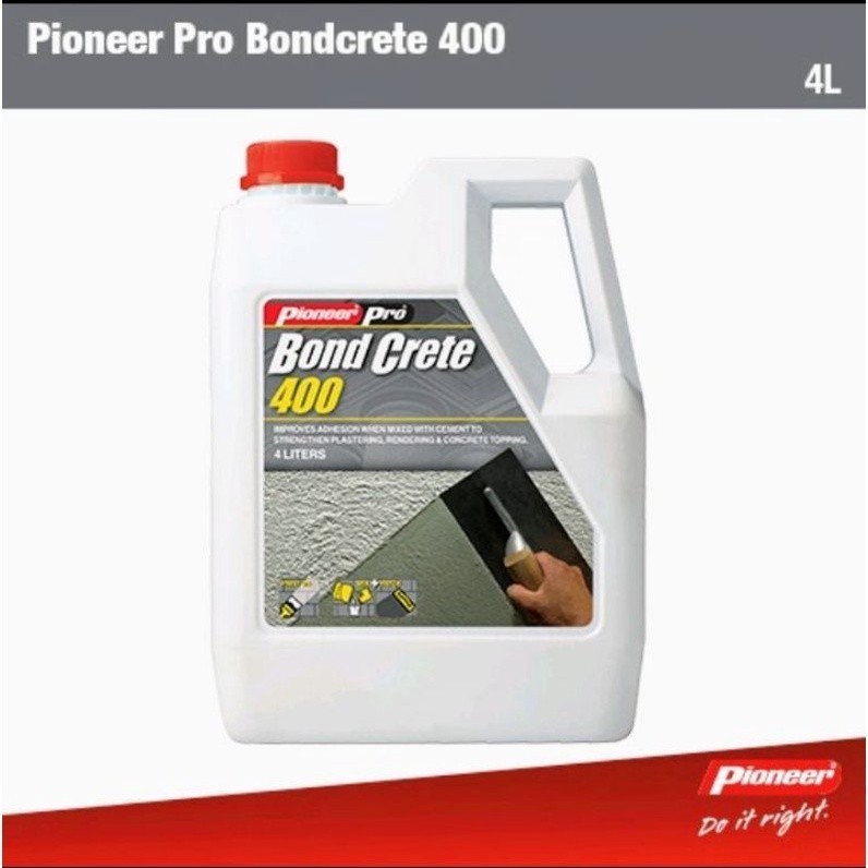PIONEER PRO BOND CRETE 400 1GALLON (4 LITERS) | Shopee Philippines
