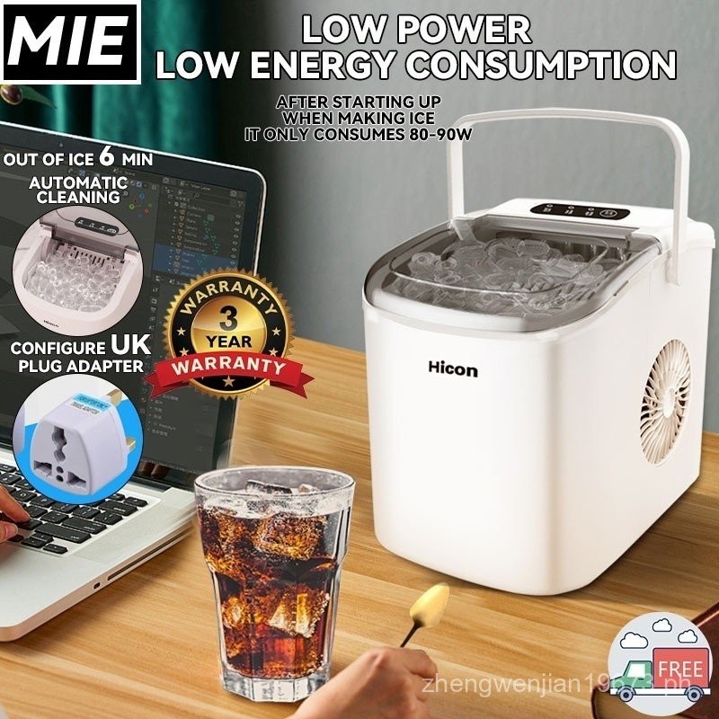 Ice Maker Hicon 15kg Make Ice Fast Household Intelligent Mini Full ...