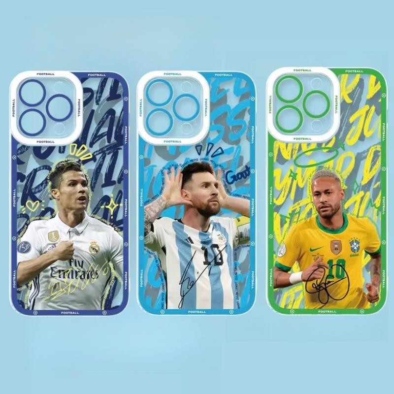 Football Player Messi Cristiano Ronaldo Phone Case for IPhone 15 Pro ...