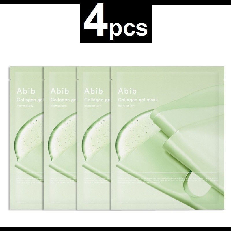 Abib Collagen Gel Mask Sheet Heartleaf Jelly 4P | Shopee Philippines