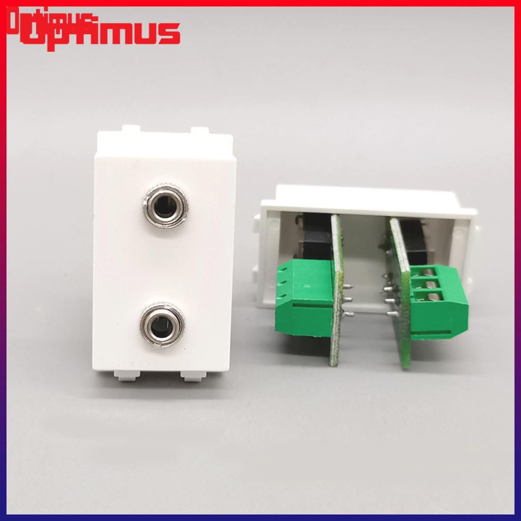 Optimus Depot Optimus Dual 3.5mm Audio Socket Back Module 23x36mm Back ...