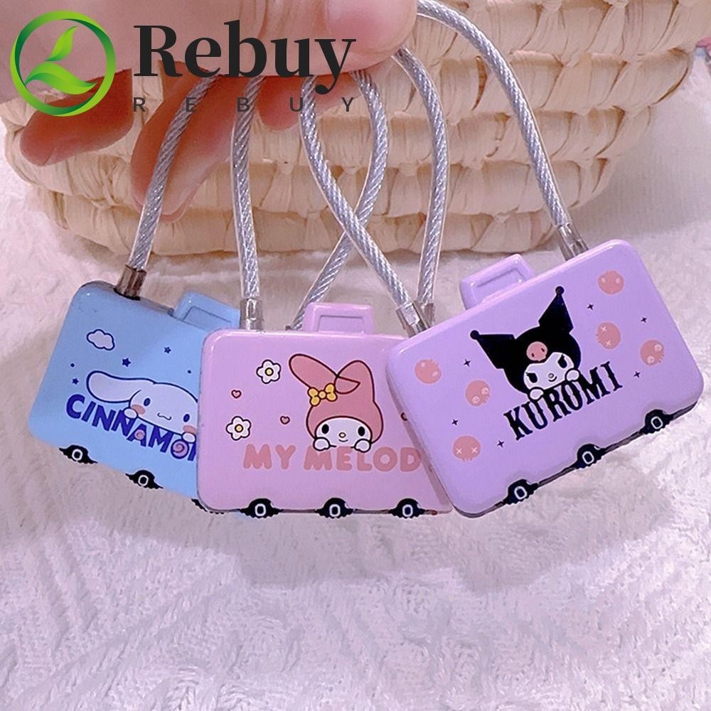 REBUY Metal Padlock Suitcase Toolbox 3 Digit Password Lock Gym Drawer ...