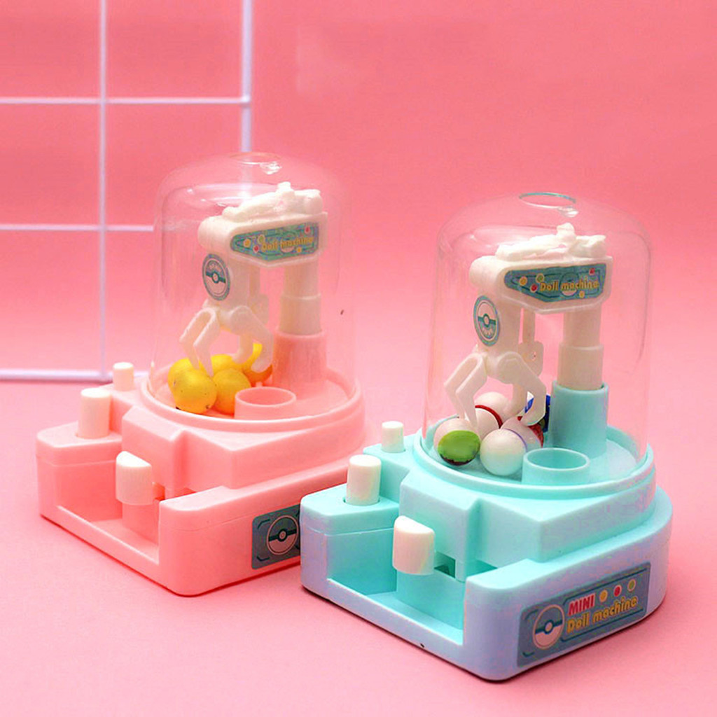 MGqy_ Mini Ball Claw Manual Candy Grabber Machine Children Interactive ...