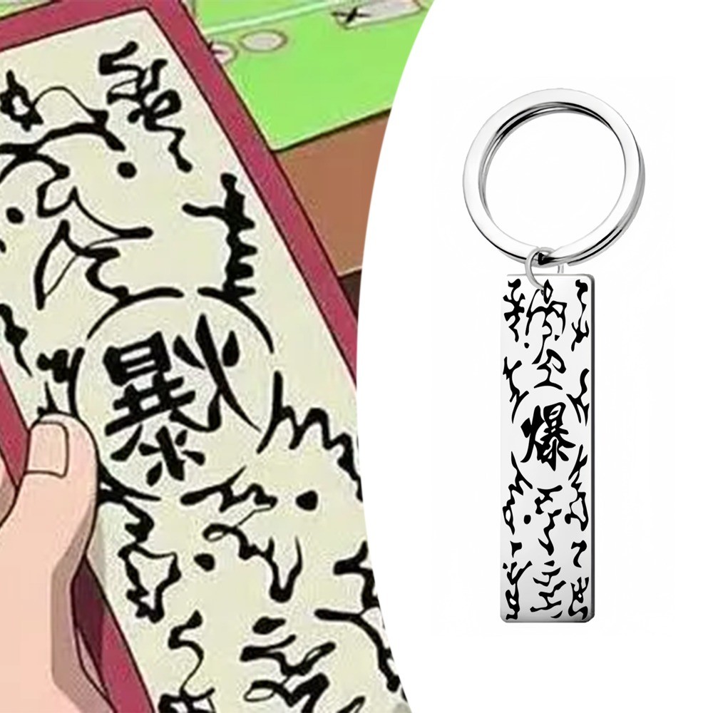 Anime Naruto Keychain Hanzou Nara Shikamaru Konan Detonator Scrolls ...