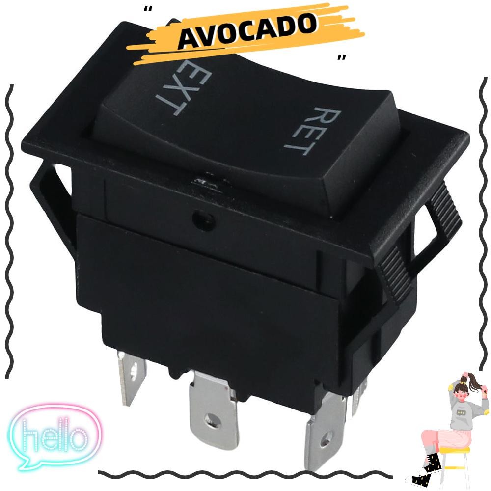 AVOCADA Momentary Car Type Switch, 20A (ON)--(ON) Rocker Switch ...