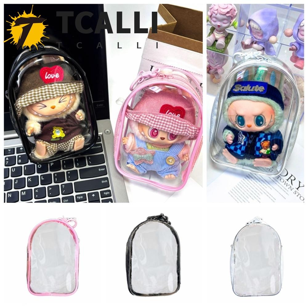 TCALLI Labubu V2 Doll Storage Bag, With Keychain Outgoing Labubu ...