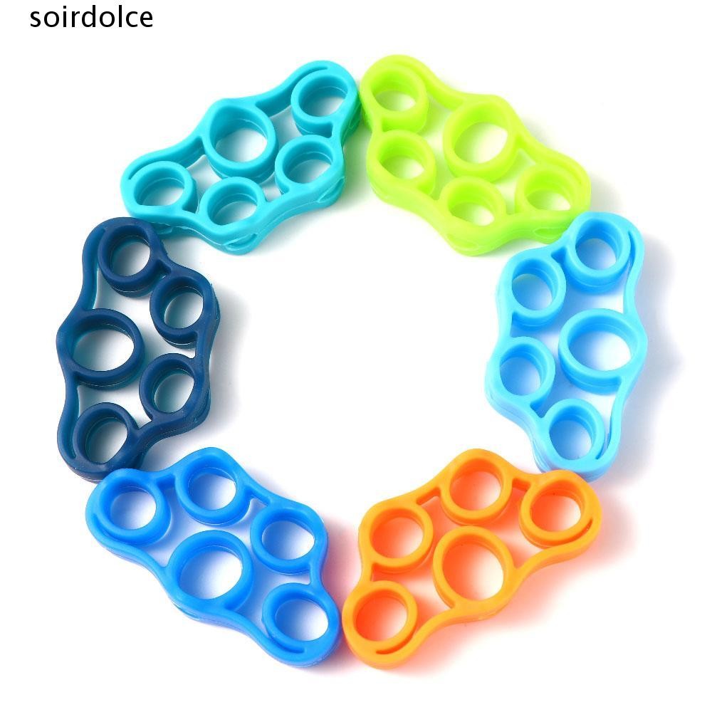 SOIRDOLCE Finger Grip Device Silicone Relieve Pain Hand Grip Trainer ...