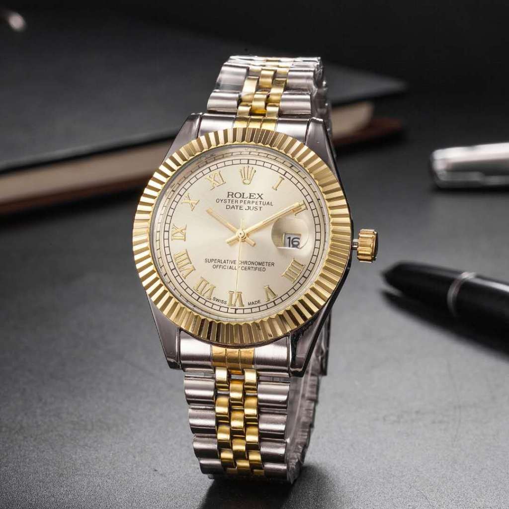 Rolex Diary Series Watch Classic Casual Wrist Watch Quartz Movement ...