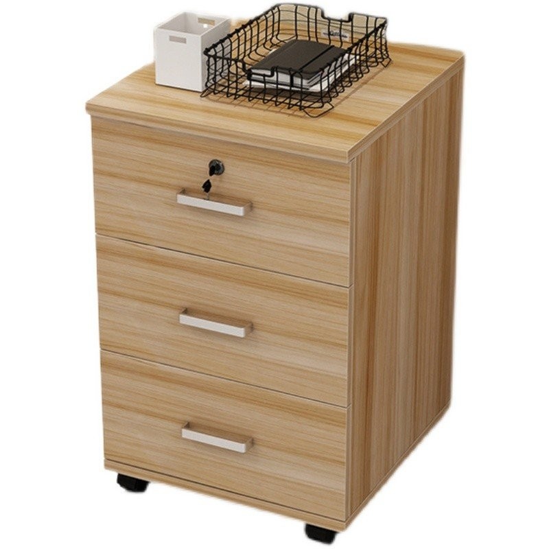 File Cabinet Office with Lock Document Storage Cabinet Under Desk Three ...