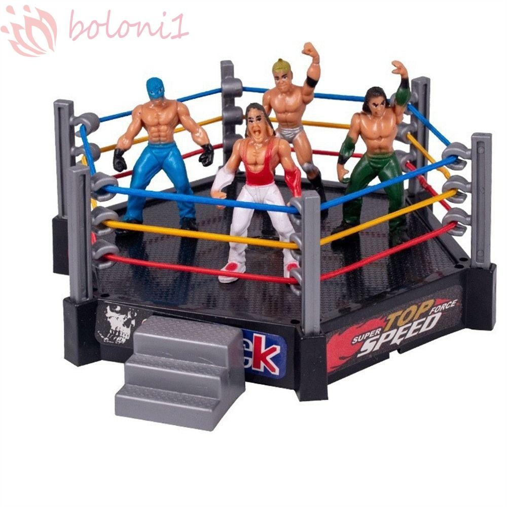 [COD] Wrestling Toys, Fighting Station Arena Cage Wrestling Figure ...
