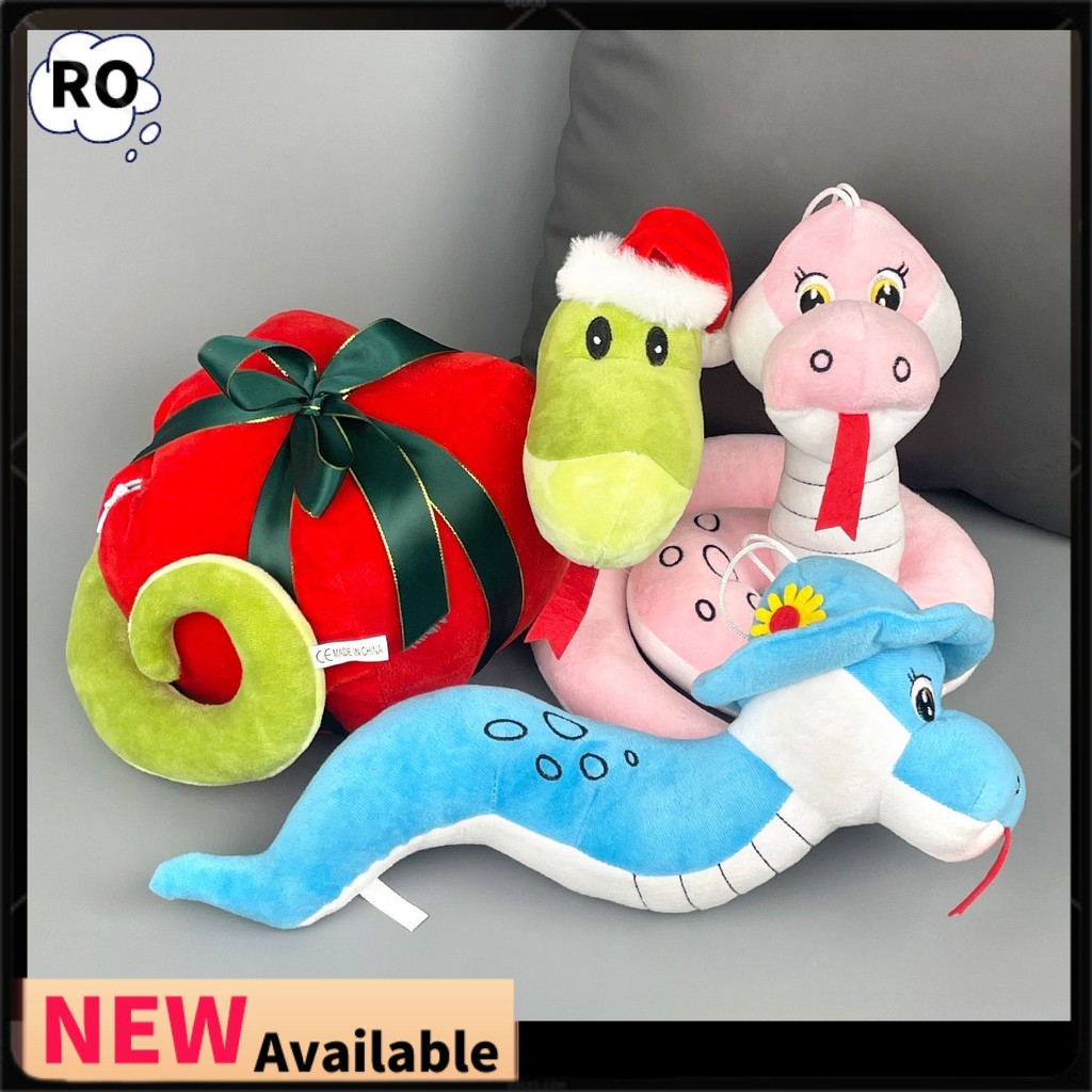2025 New Plush Toys Zodiac Snake Snake Christmas Snake Doll Candy Pack ...