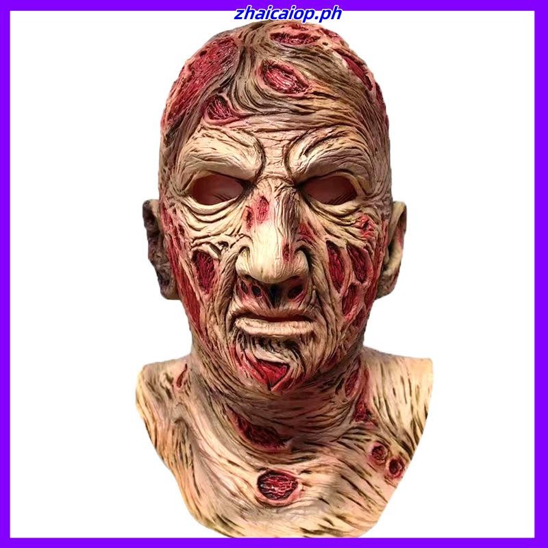 Horror Scary Monster Deluxe Evil Devil Freddy Krueger Mask Halloween ...