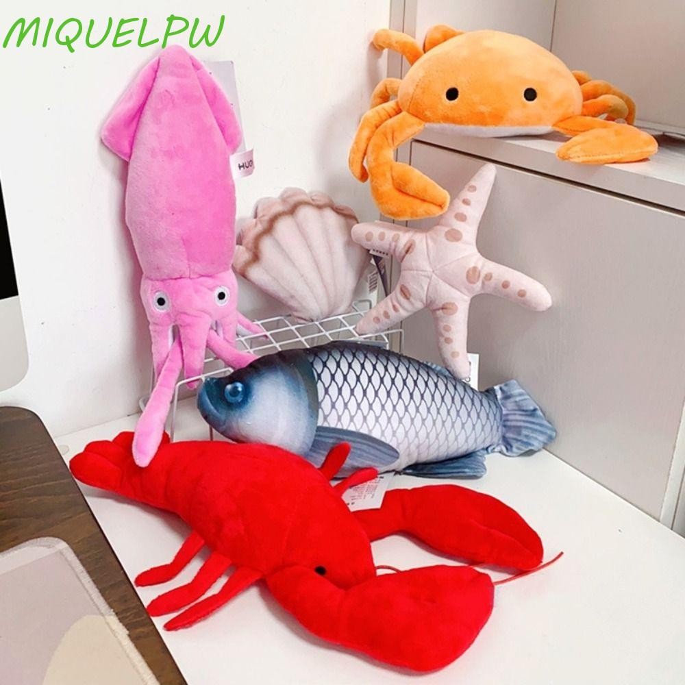 MIQUELPW Ocean Animal Plush Toy, Fish Aquarium Marine Park Simulation ...