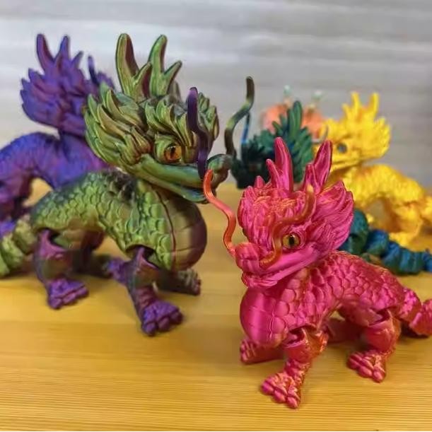 EP MAGIC 3D printed mascot Kirin mythical beast simulation joint hand ...