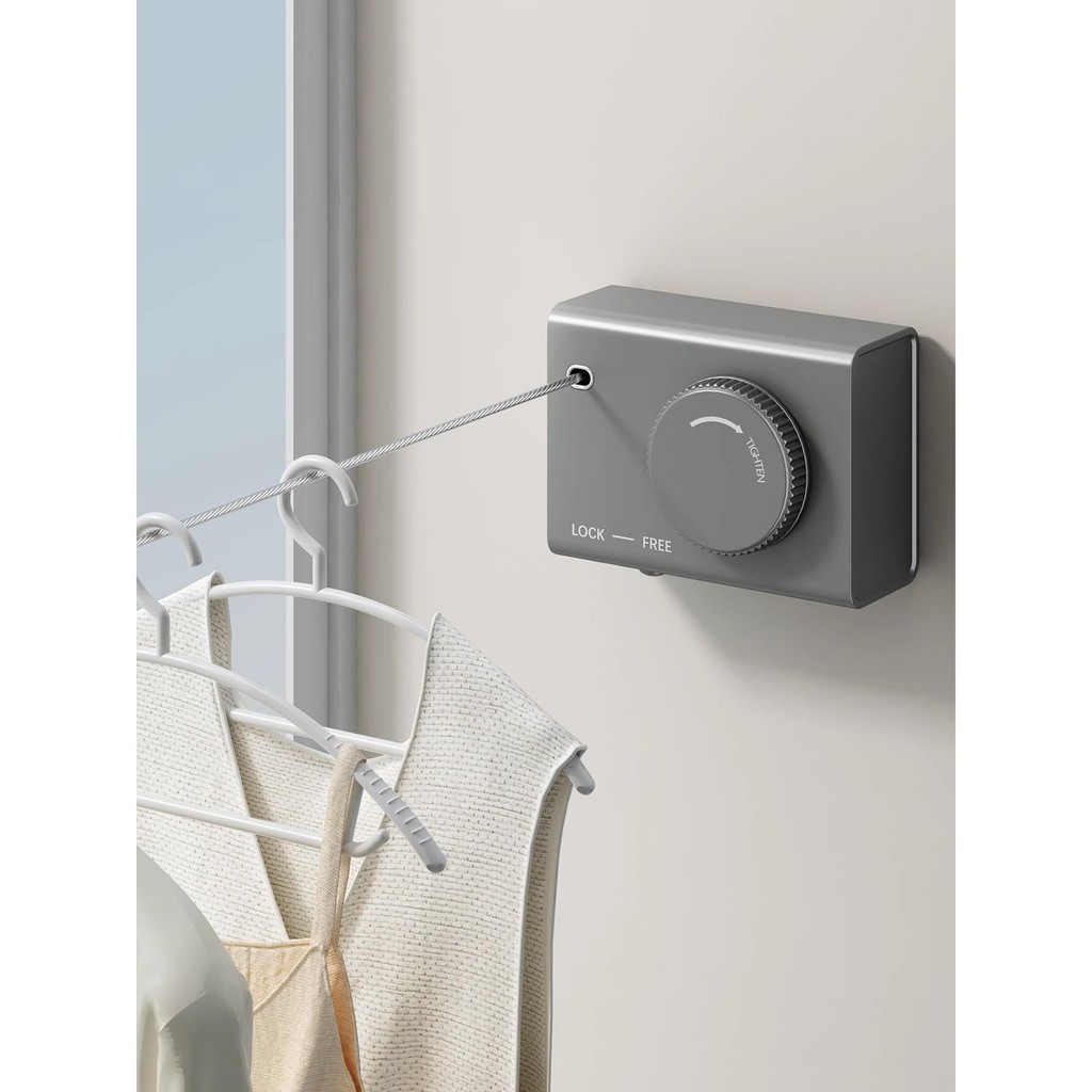 Japanese Invisible Clothesline Balcony Bathroom Hang the Clothes Rope ...